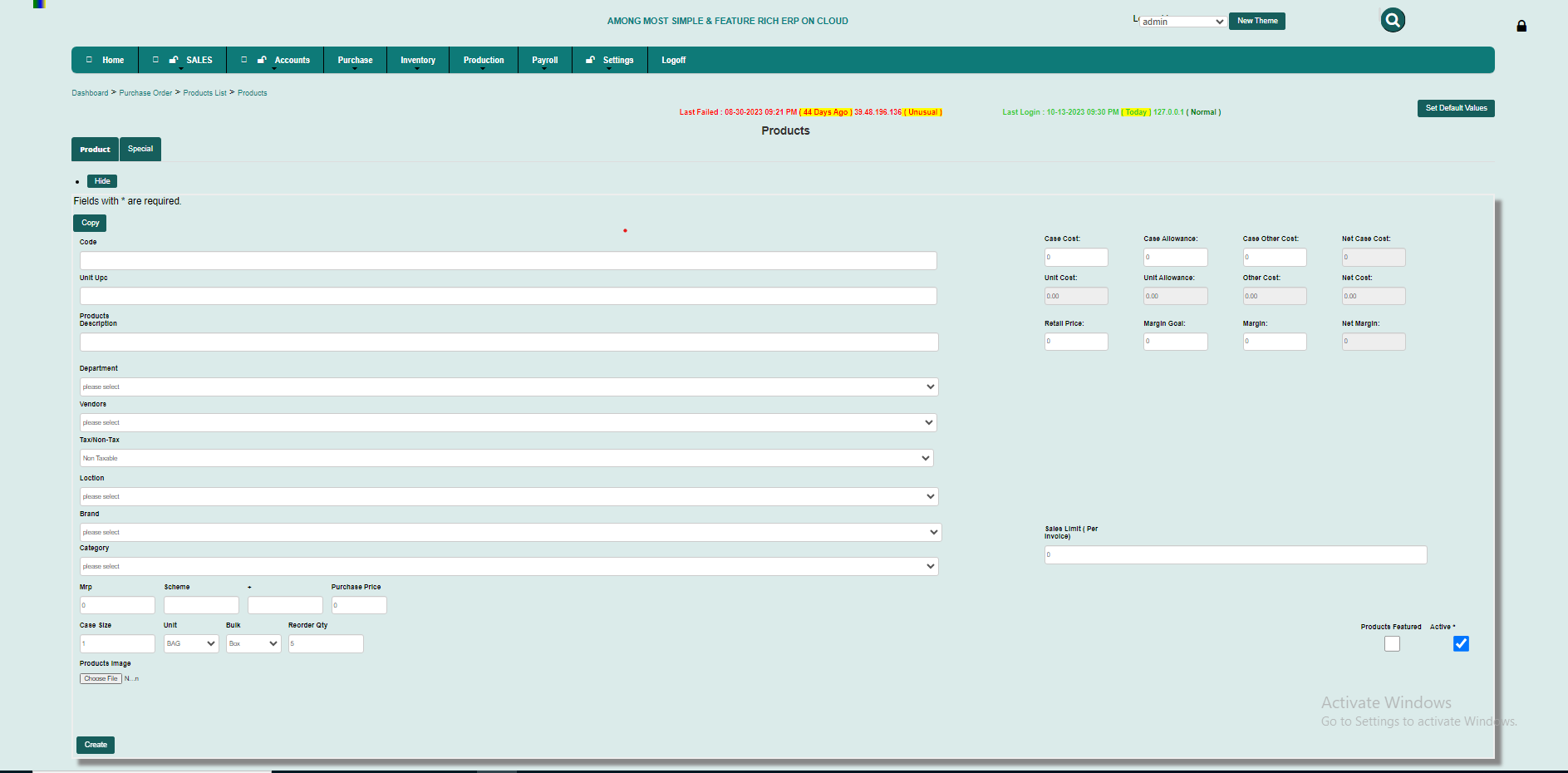 How to enter the new product and Retail Price Calculation ...